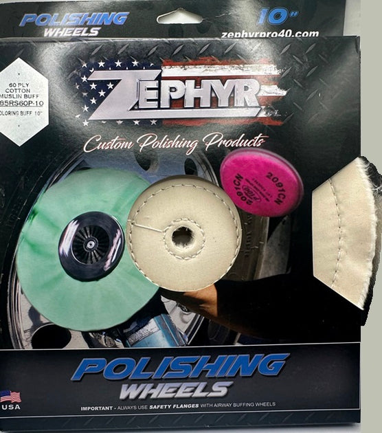 Zephyr Cotton Muslin 60 Ply 10" | Longhorn Distributing